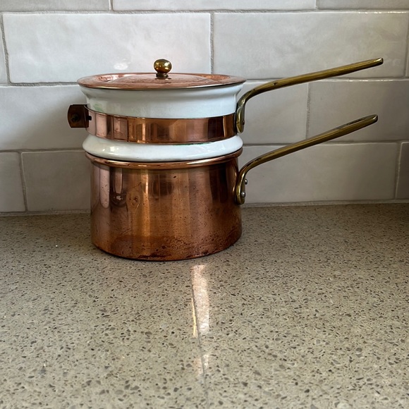 Kitchen | Copper Porcelain Bain Marie | Poshmark